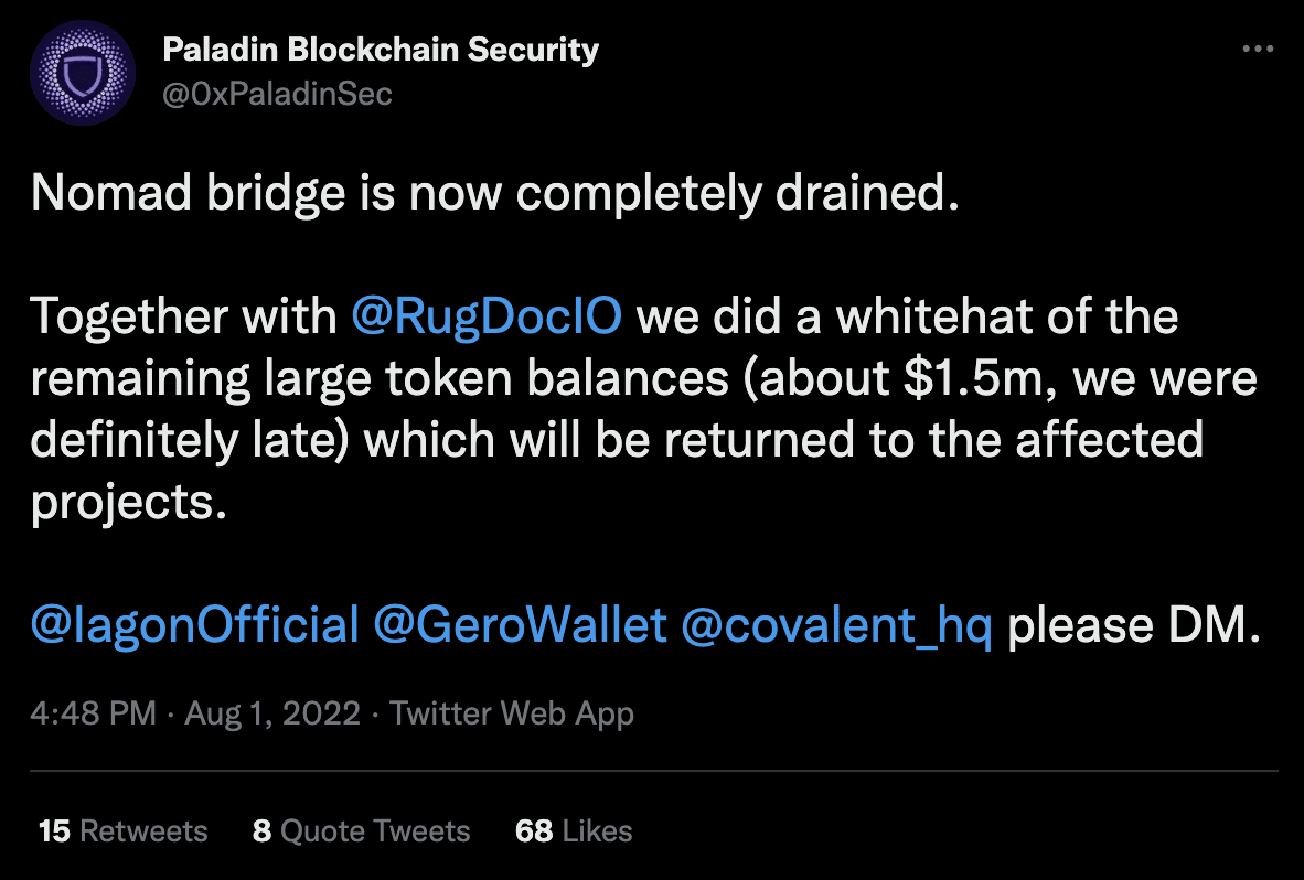 Nomad Bridge Hack